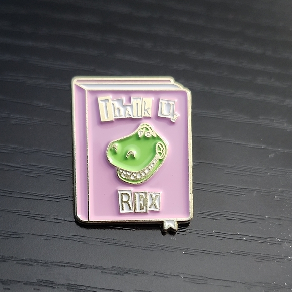 Disney | Jewelry | Disneys Toy Story Inspired Thank U Rex Enamel Pin ...